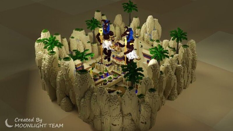 Egyptian Style KOTH Minecraft Map