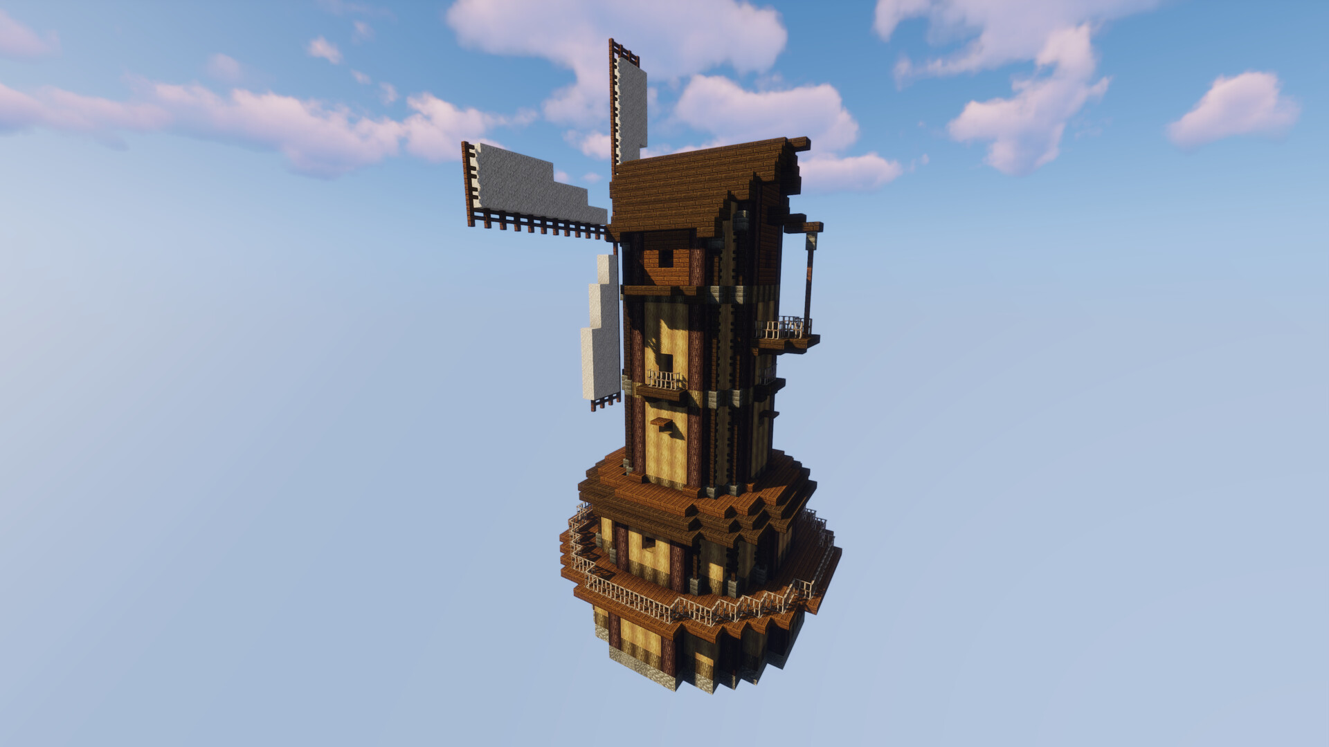 Small Oak Windmill [16x16] Minecraft Map