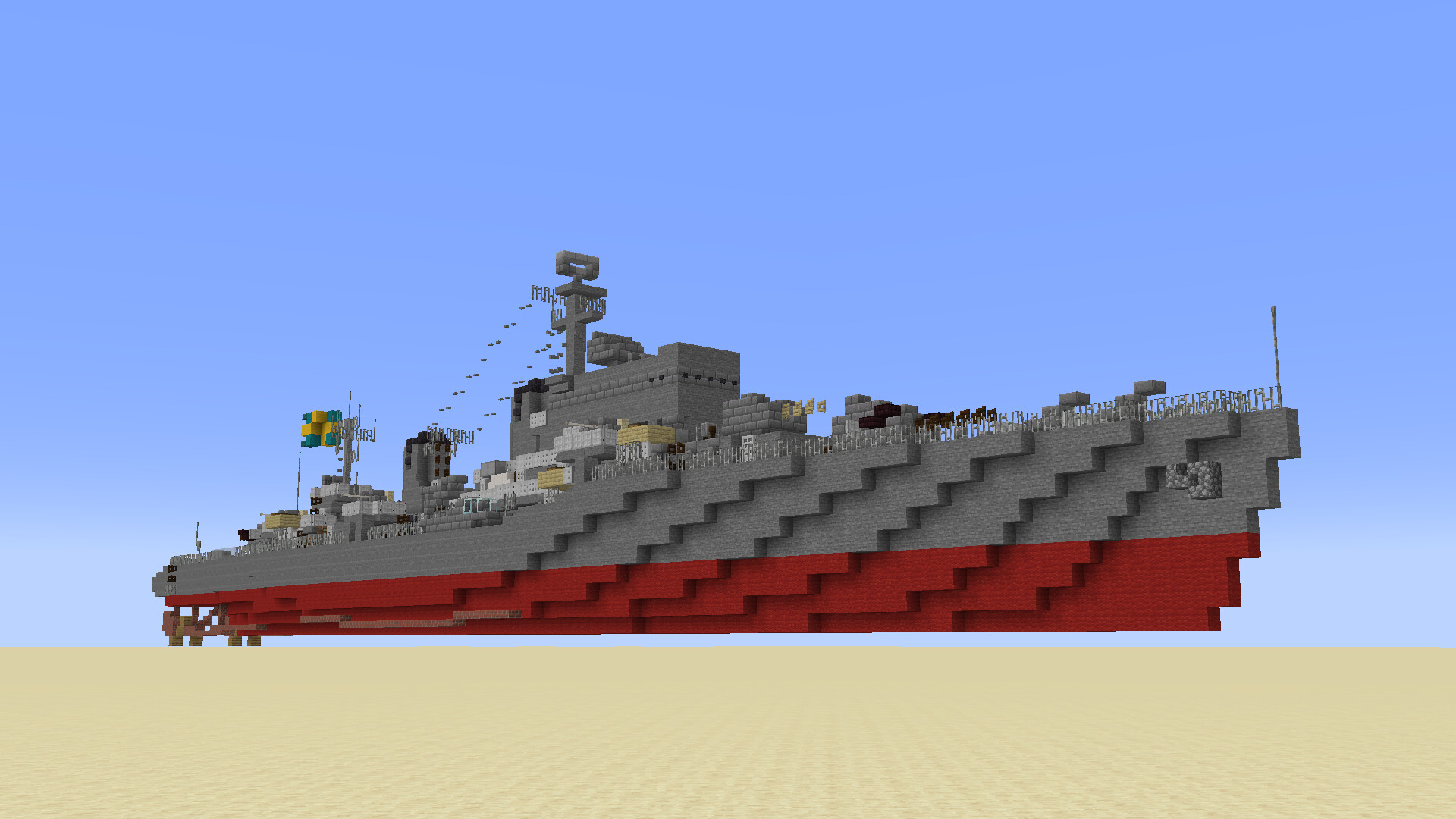 HSwMS Halland Minecraft Map