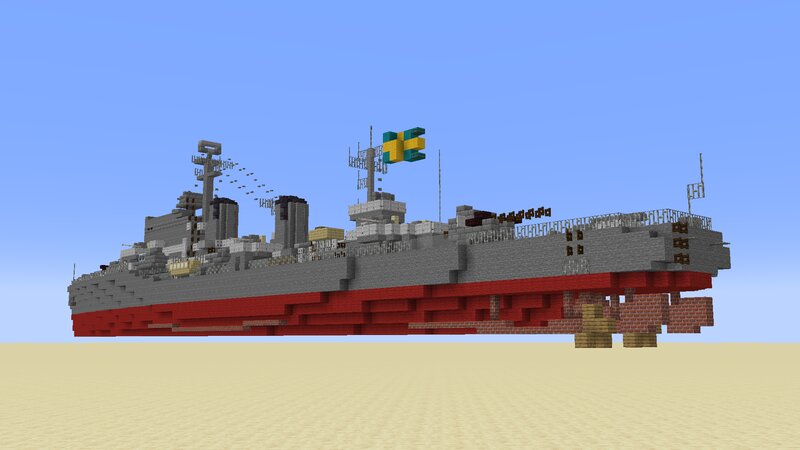 HSwMS Halland Minecraft Map