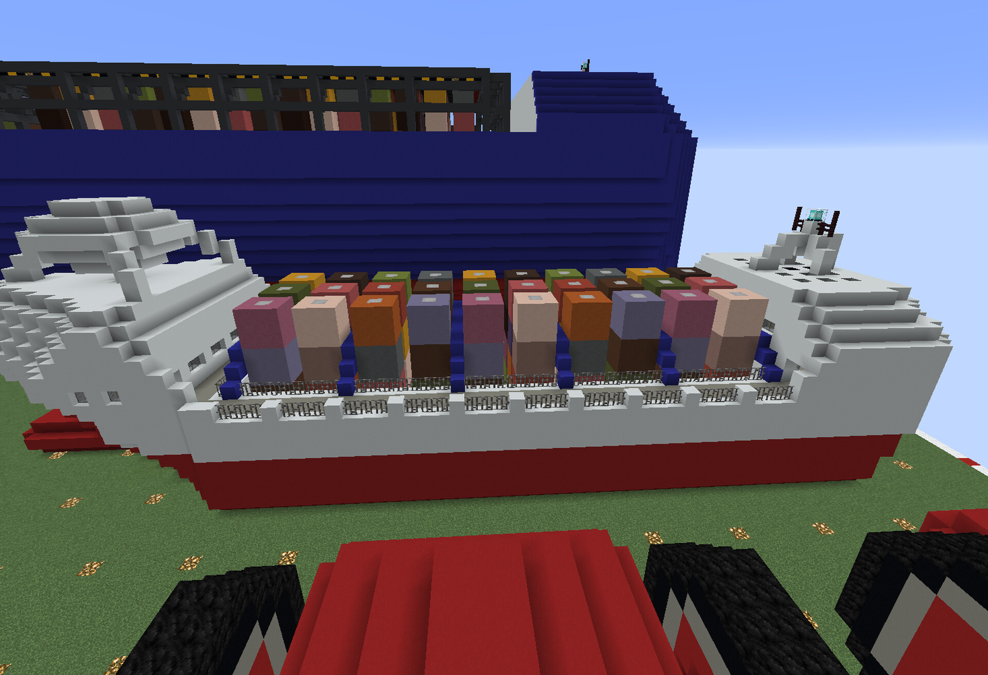 Modular Cargo, Drones, Ships and Cranes Set Minecraft Map