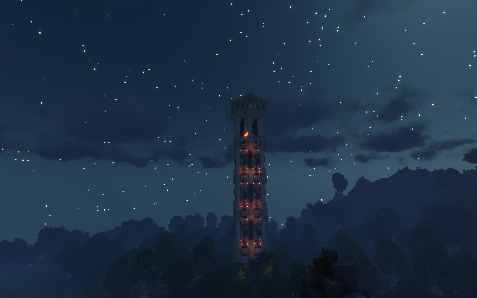 Temple Brazier Tower + Download Minecraft Map