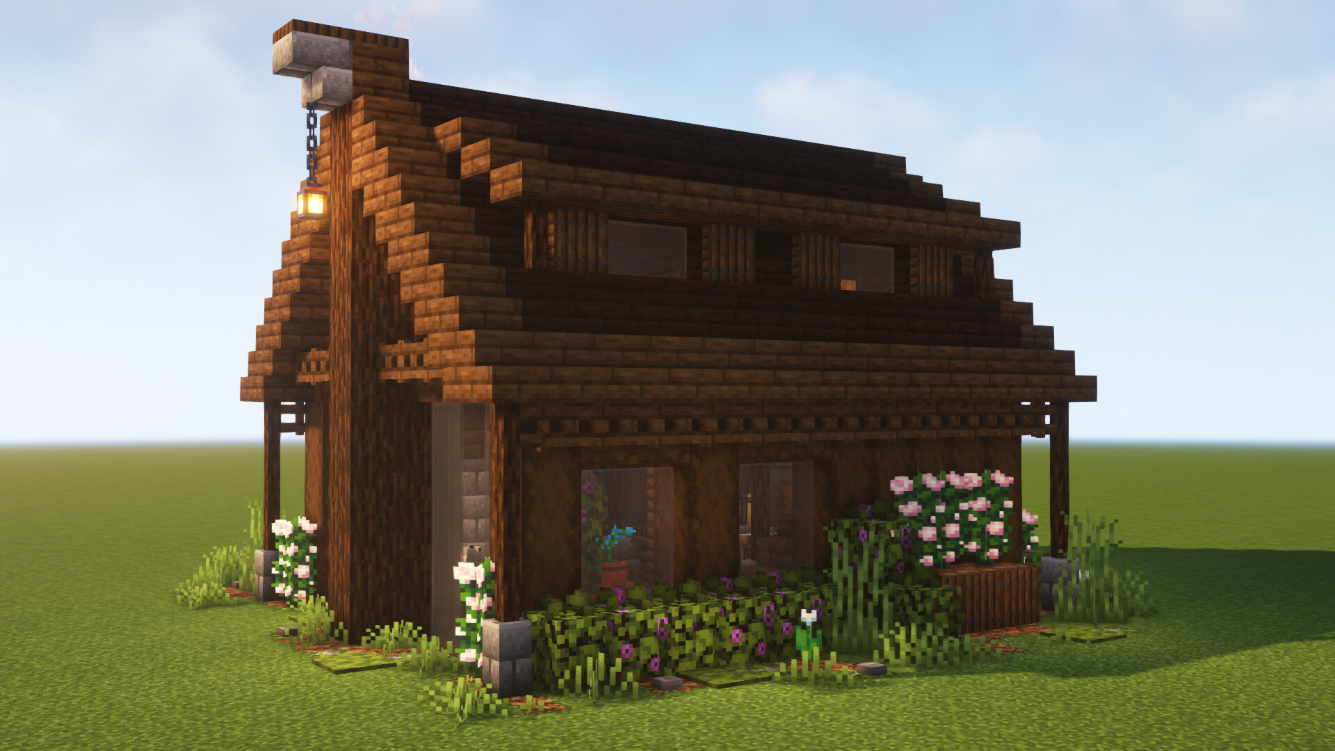 Cozy Survival Starter House Design (with interior & tutorial) Minecraft Map