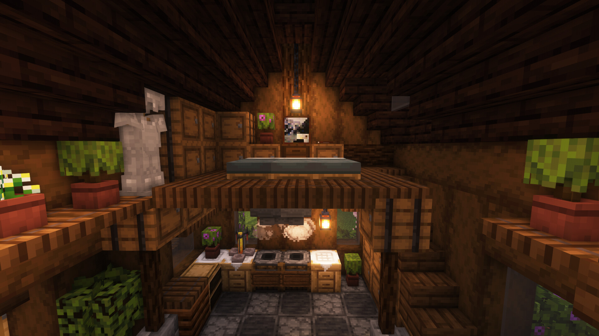Cozy Survival Starter House Design (with interior & tutorial) Minecraft Map