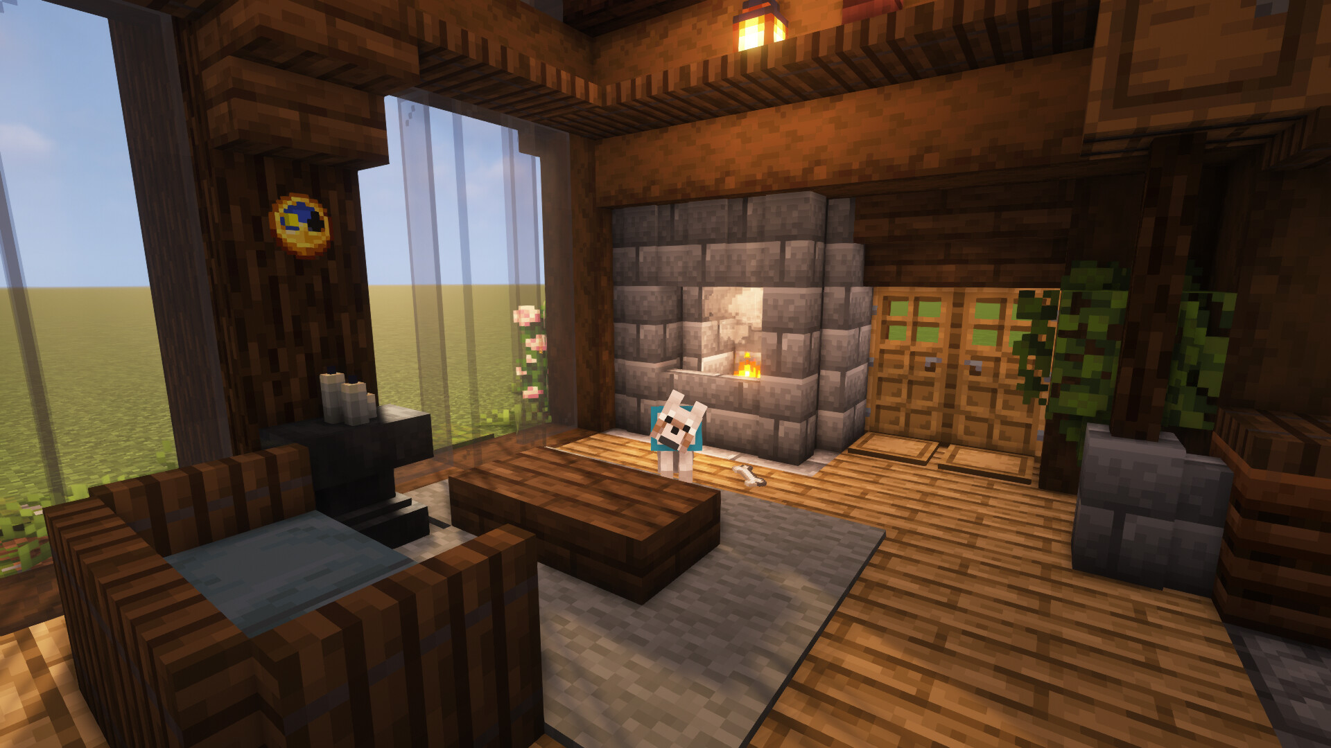 Cozy Survival Starter House Design (with interior & tutorial) Minecraft Map