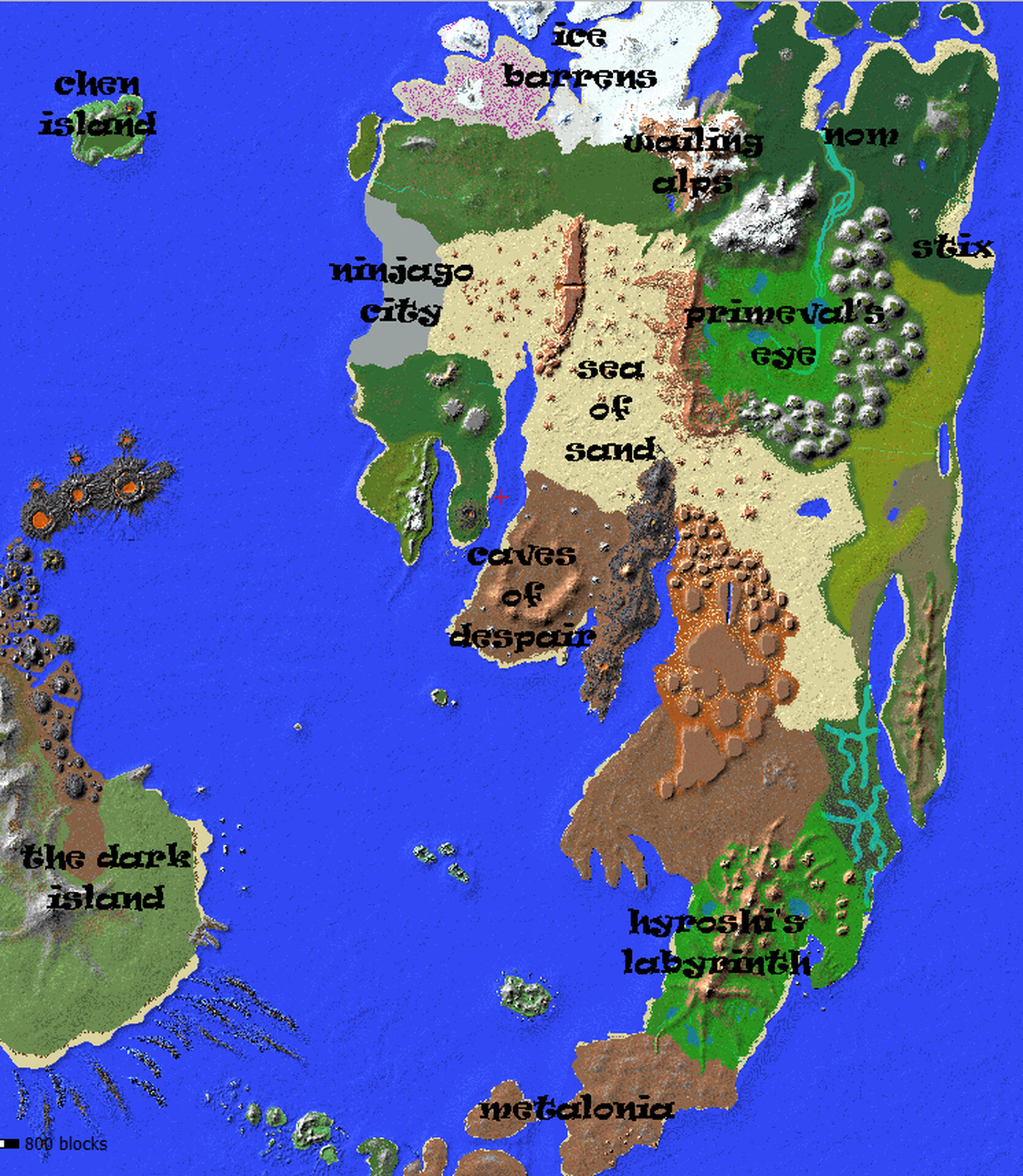 Ninjago Ultimate Map ( no build ) Minecraft Map