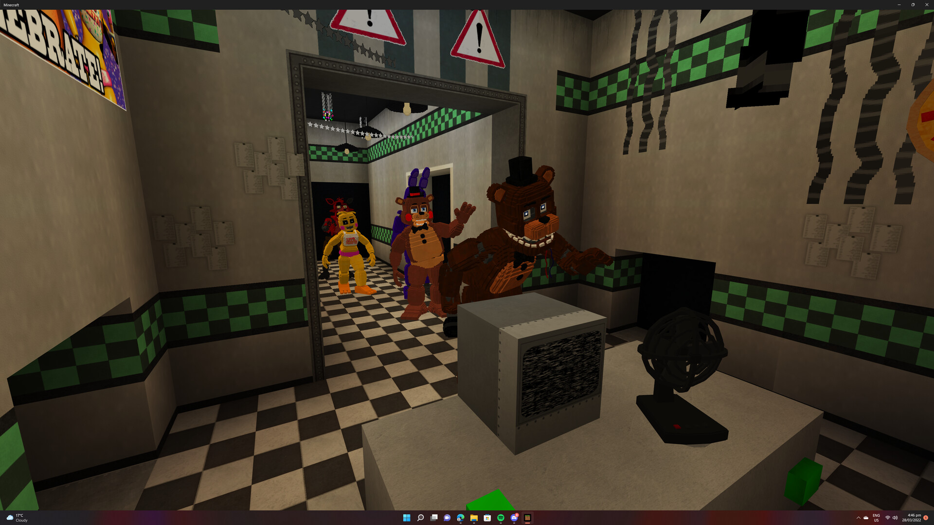Five Night's at Freddy's 2 Map Minecraft Map