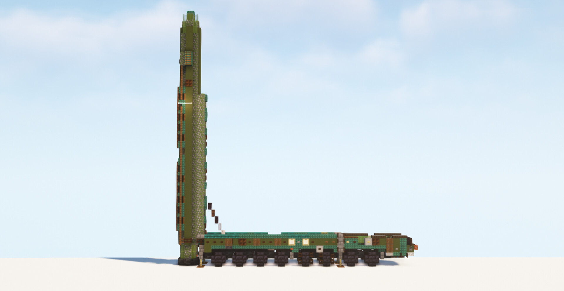 1.5:1 Scale RT-2PM2 Topol-M / SS-27 "Sickle B" Missile in MZKT-79221 ...