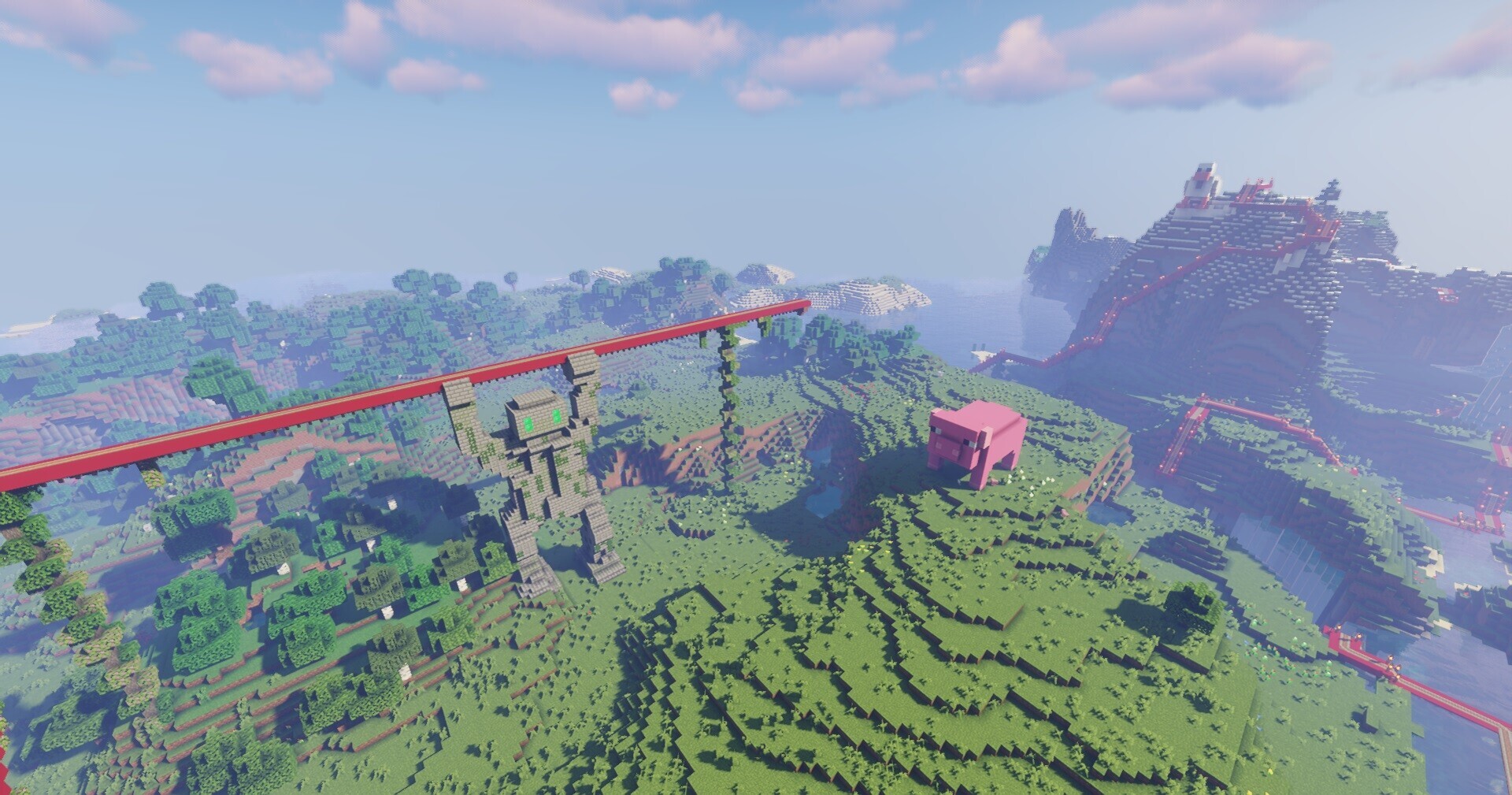 Roller Coaster Extreme Minecraft Map
