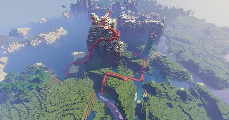 Roller Coaster Extreme Minecraft Map