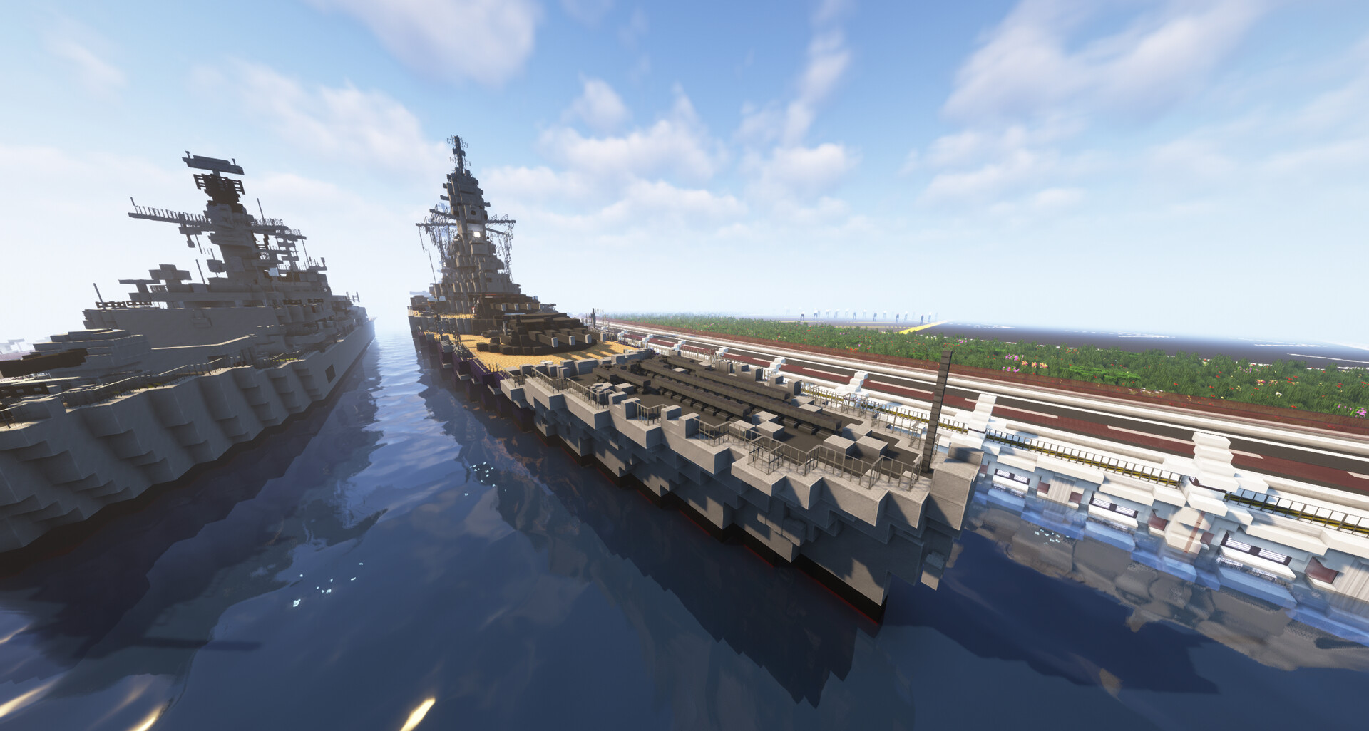 Dunkerque-Class Battleship Minecraft Map