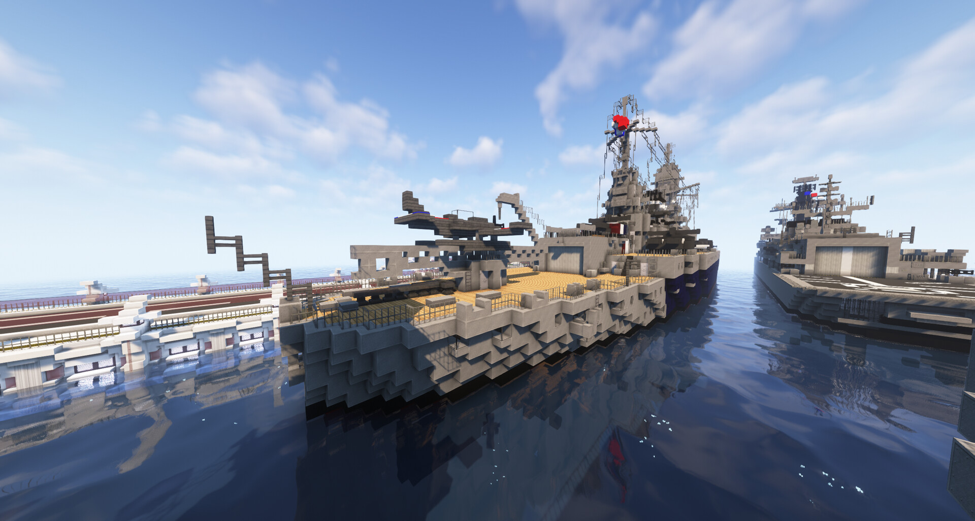 Dunkerque-Class Battleship Minecraft Map