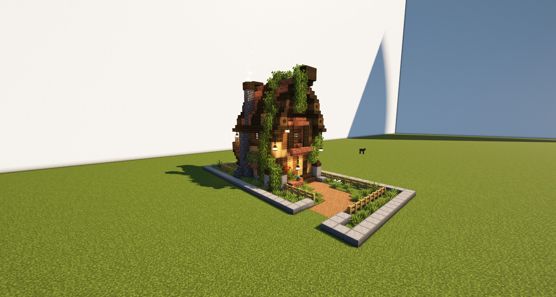 Cute Medieval Fantasy Duplex [Schematic] Minecraft Map