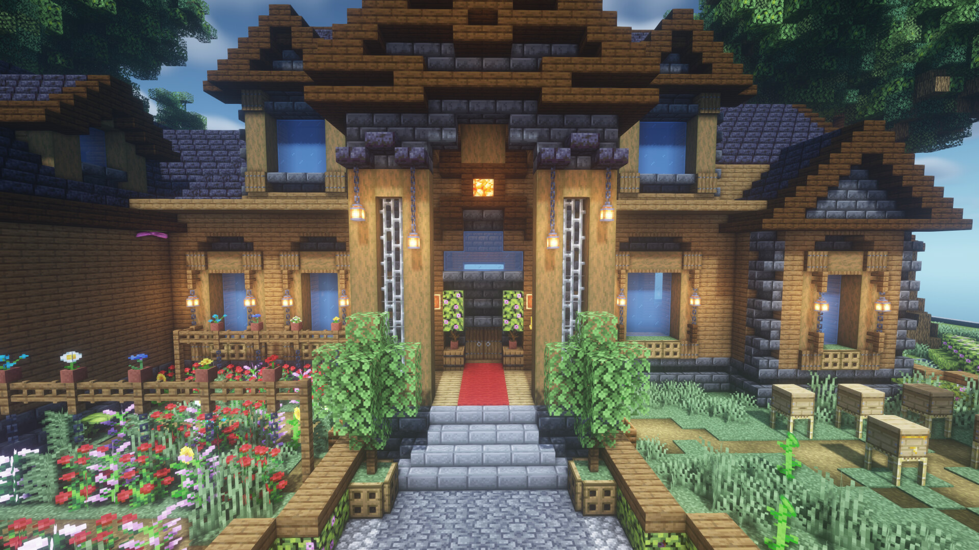 Minecraft Woden Modern House Minecraft Map