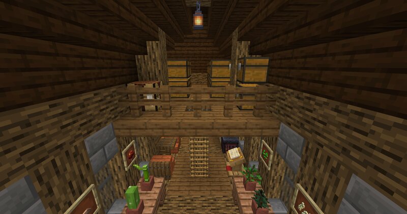 Village House With Shop Minecraft Map
