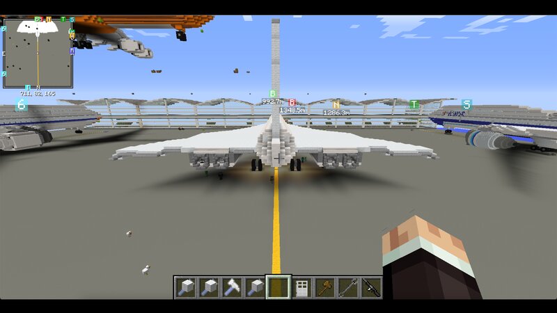 Aérospatiale/BAC Concorde Minecraft Map