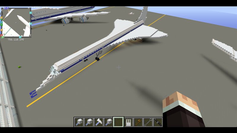 Aérospatiale/BAC Concorde Minecraft Map