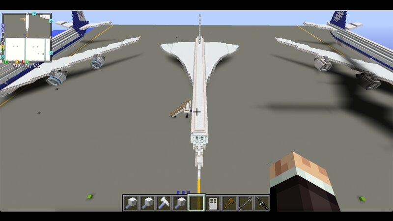 Aérospatiale/BAC Concorde Minecraft Map