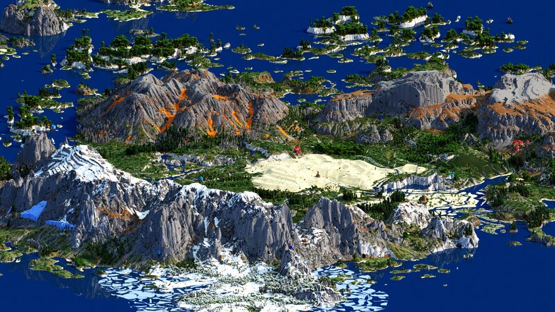 Gekostein - 4k, Ancient Cities on Valley islands [1.19+ Download, Java ...