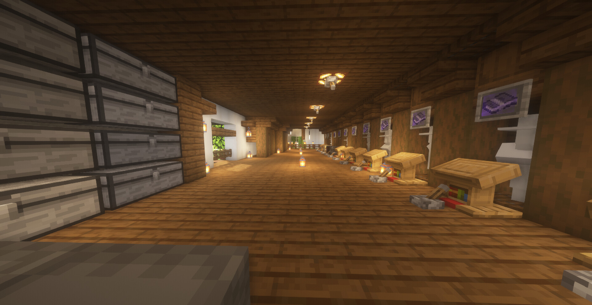 Japanese Contruccion + Schematic + TradingHall Minecraft Map