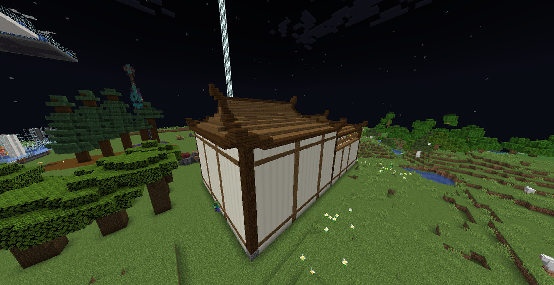 Japanese Contruccion + Schematic + TradingHall Minecraft Map