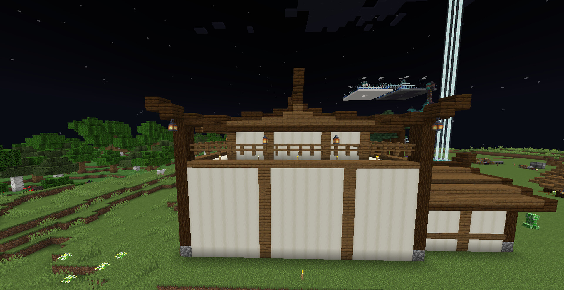 Japanese Contruccion + Schematic + TradingHall Minecraft Map