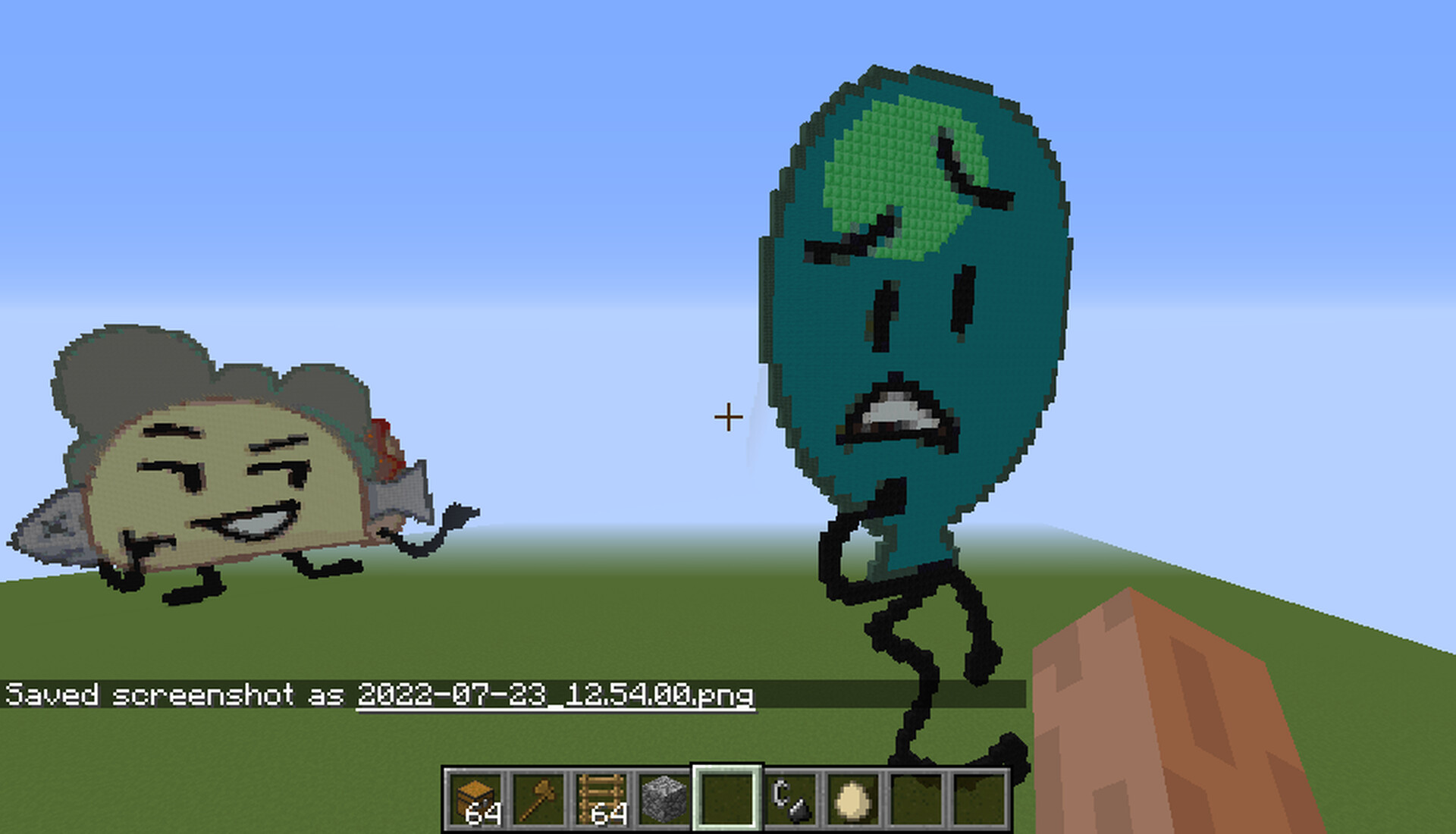 BFB Pixel Arts (BFB 17-30 Characters) Minecraft Map