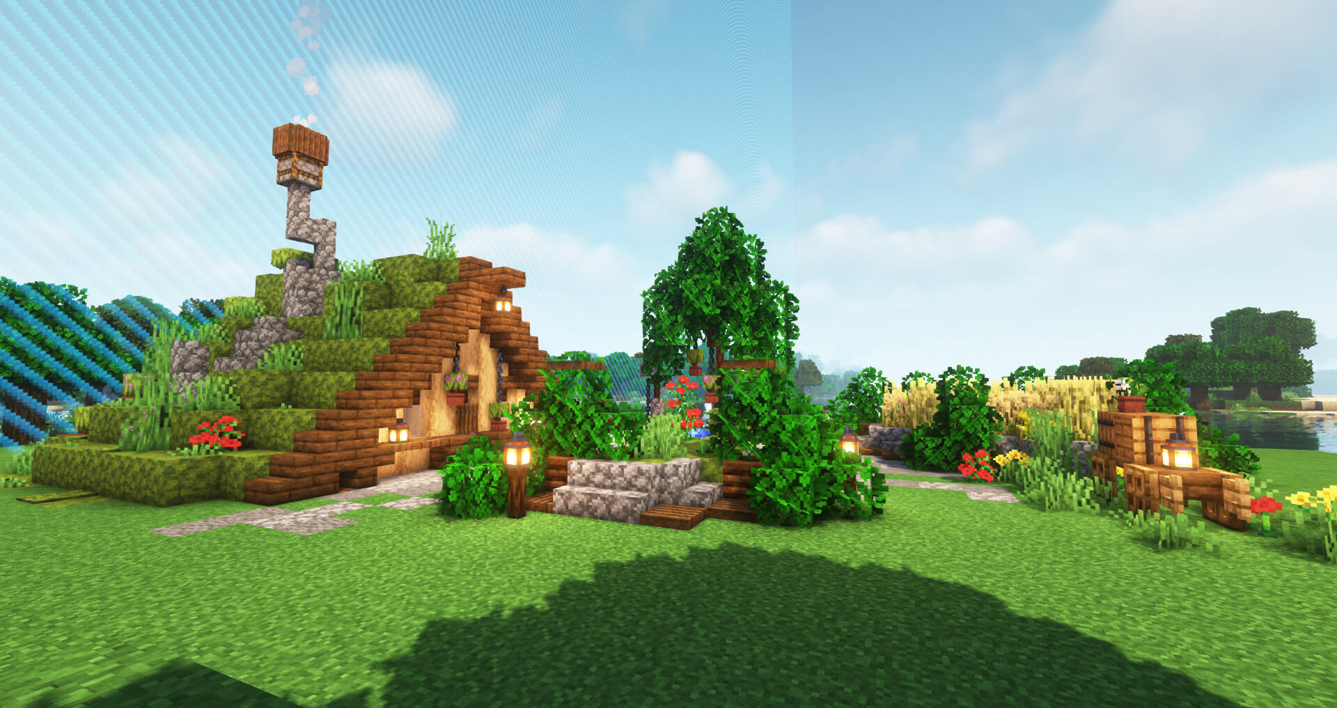 Home Base On TSG (The Stoned Golem) Minecraft Map