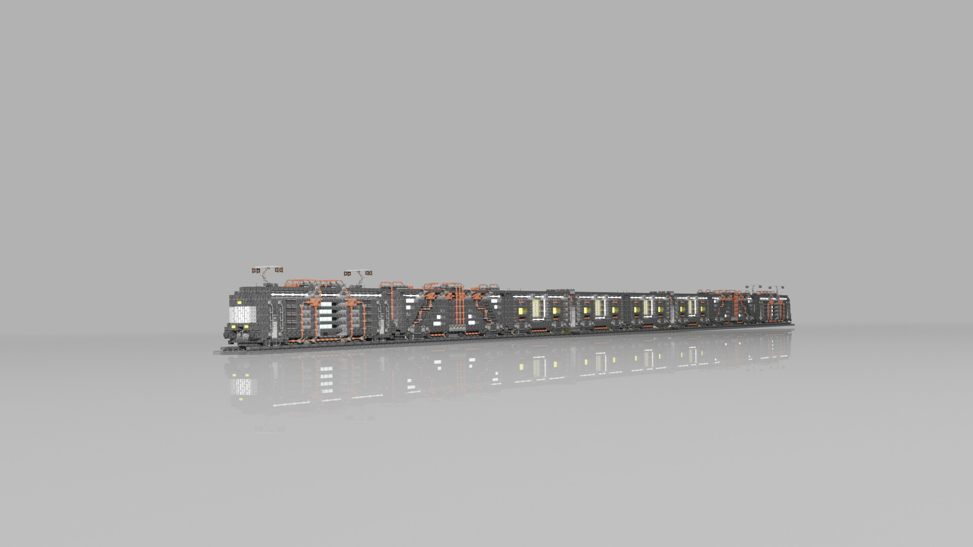 Cyberpunk Train Minecraft Map