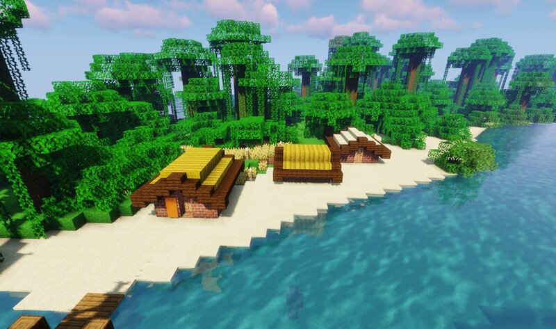 Tropical Island Minecraft Map