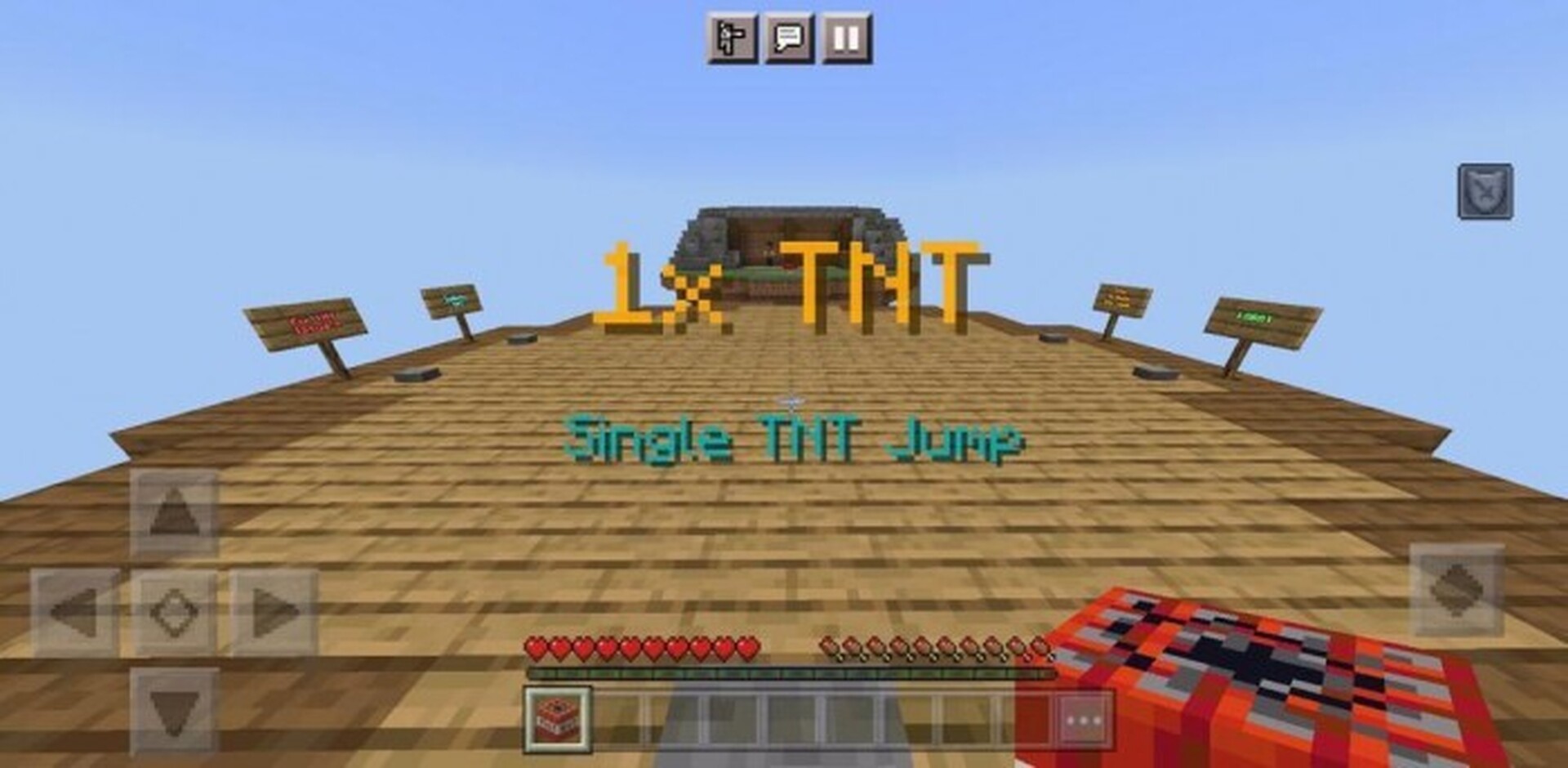 Tnt jumping practice map Minecraft Map