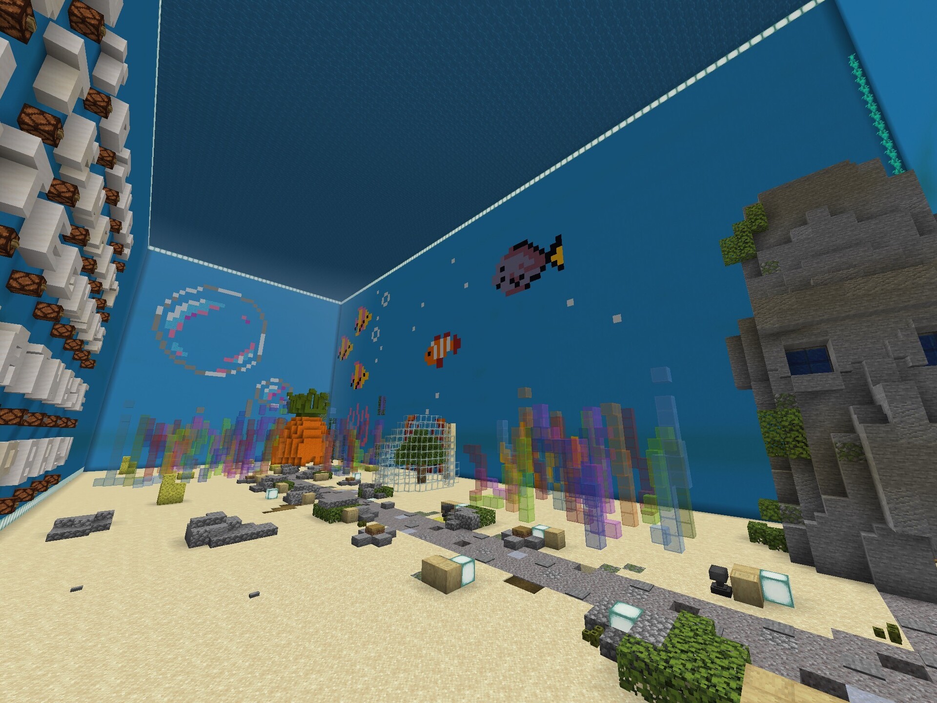 Find the Button !! Minecraft Map