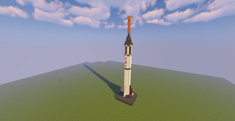 Mercury-Redstone Launch Vehicle (2:1) Minecraft Map