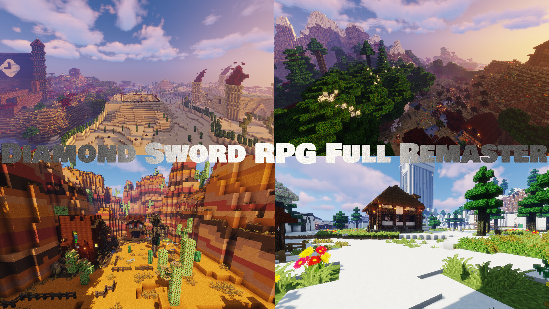Diamond Sword RPG Full Remaster Minecraft Map