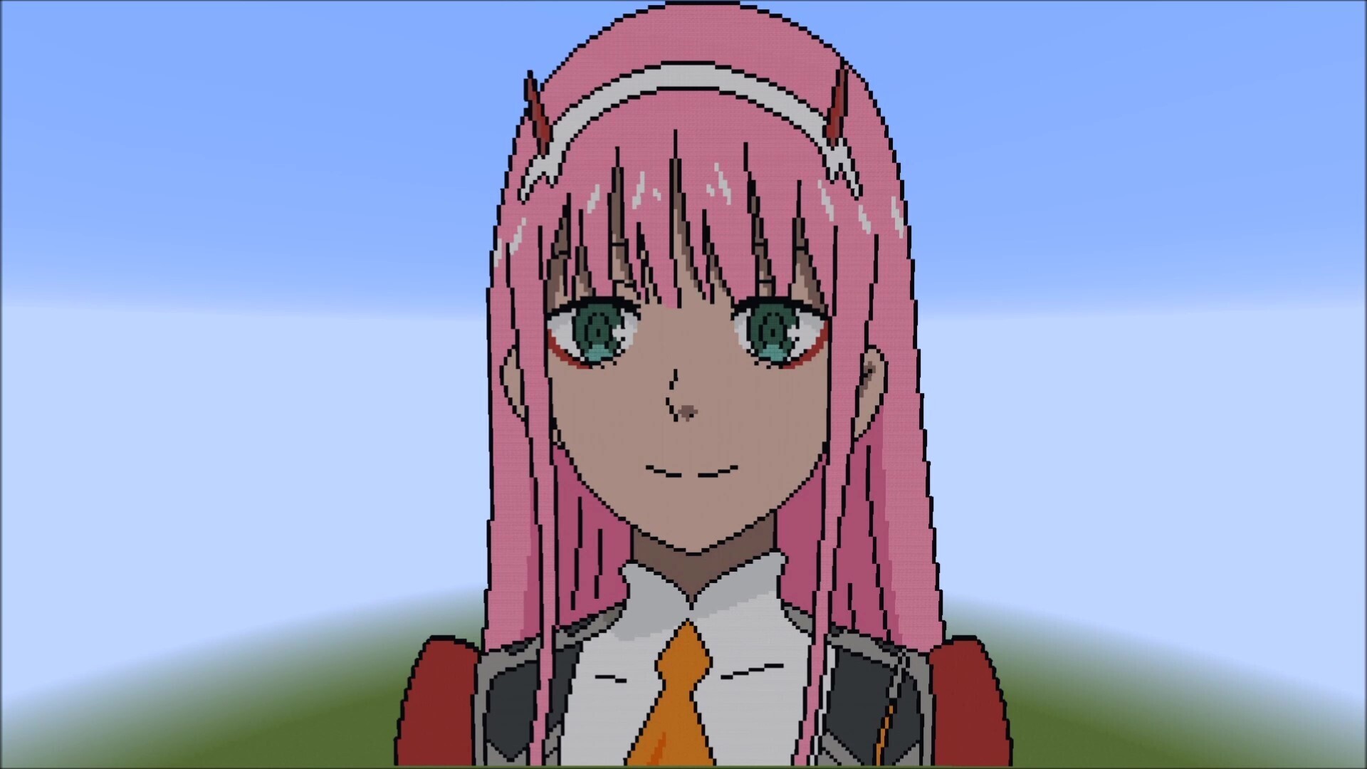 Anime Builds - ZERO TWO Pixel Art Timelapse [DARLING IN THE FRANXX ...