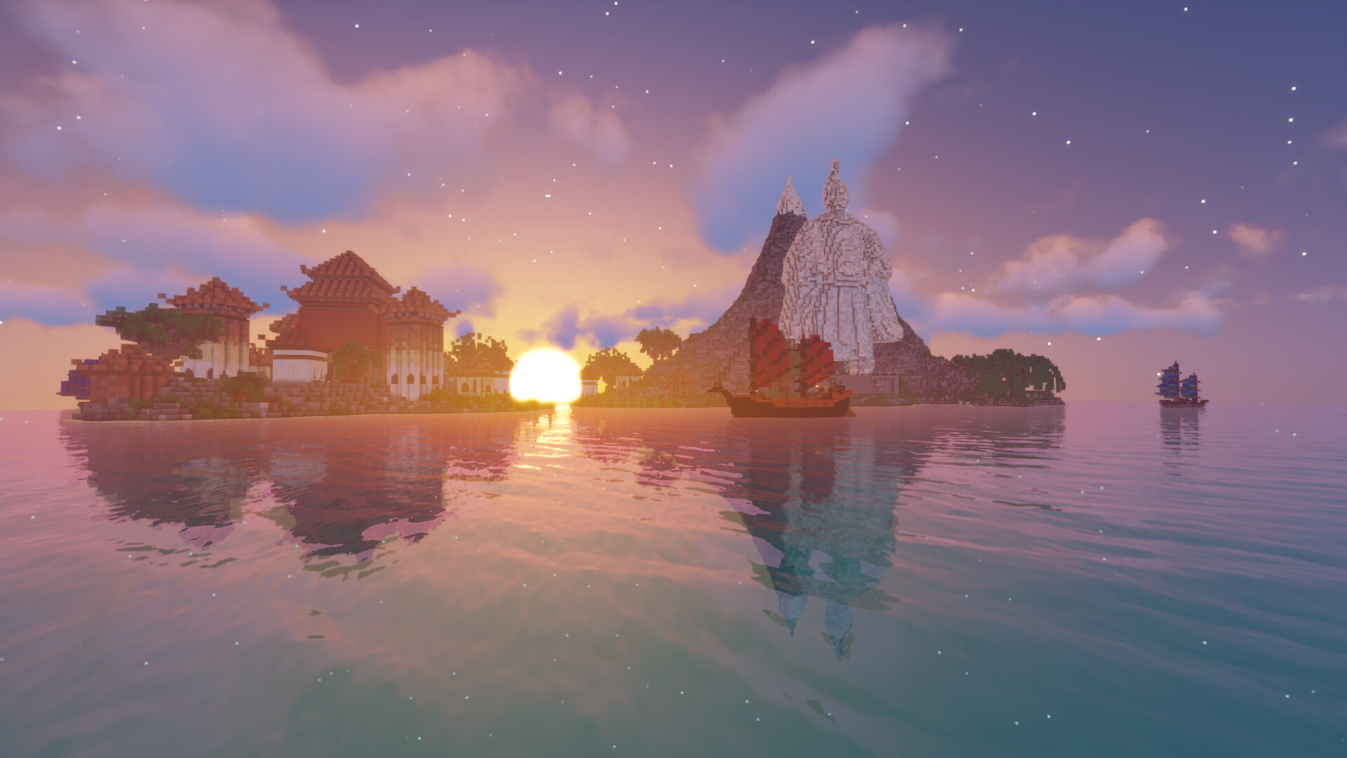 Japanese Island Hub Minecraft Map