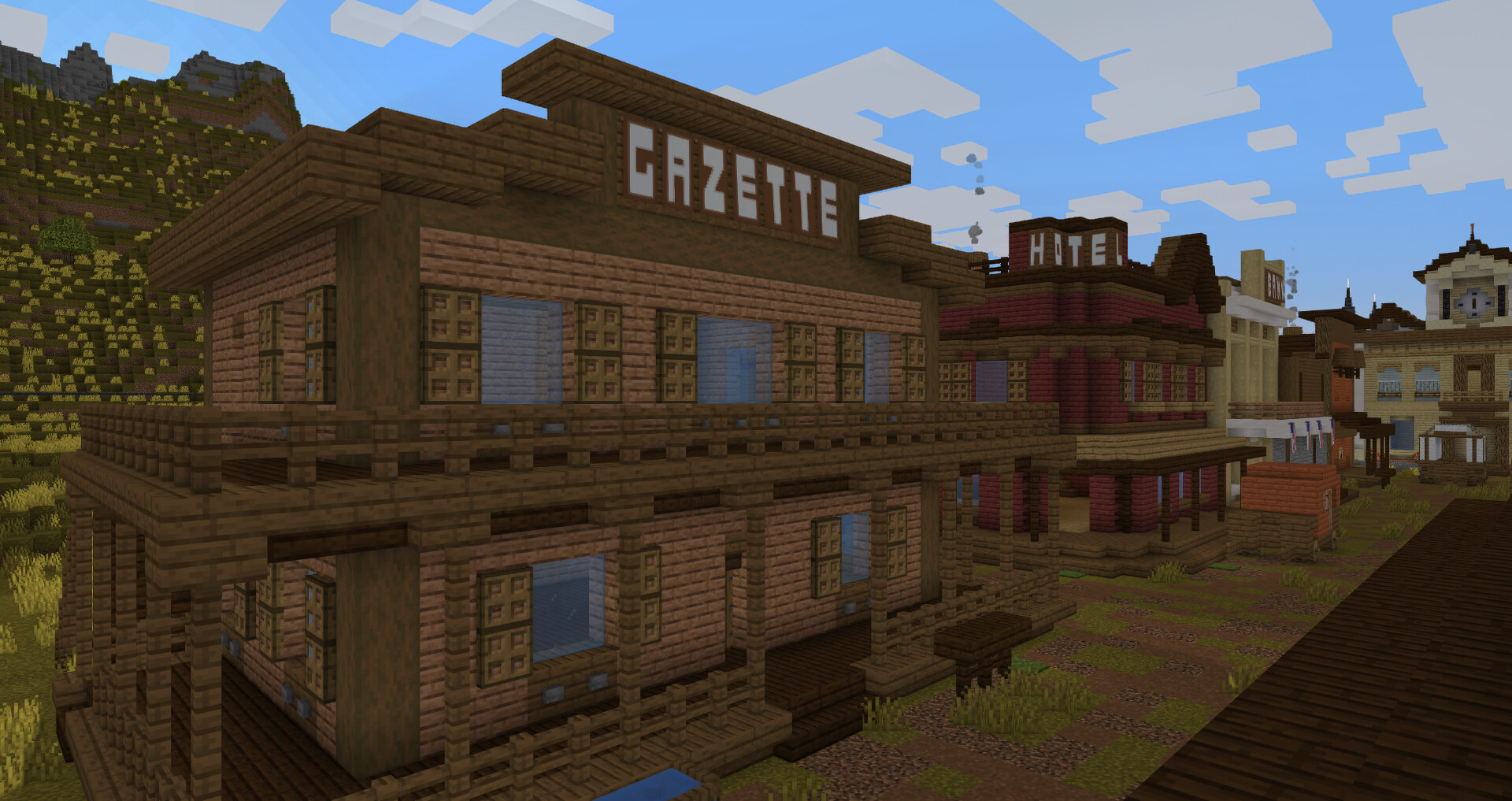 Old Wild West - Valentine Town Minecraft Map