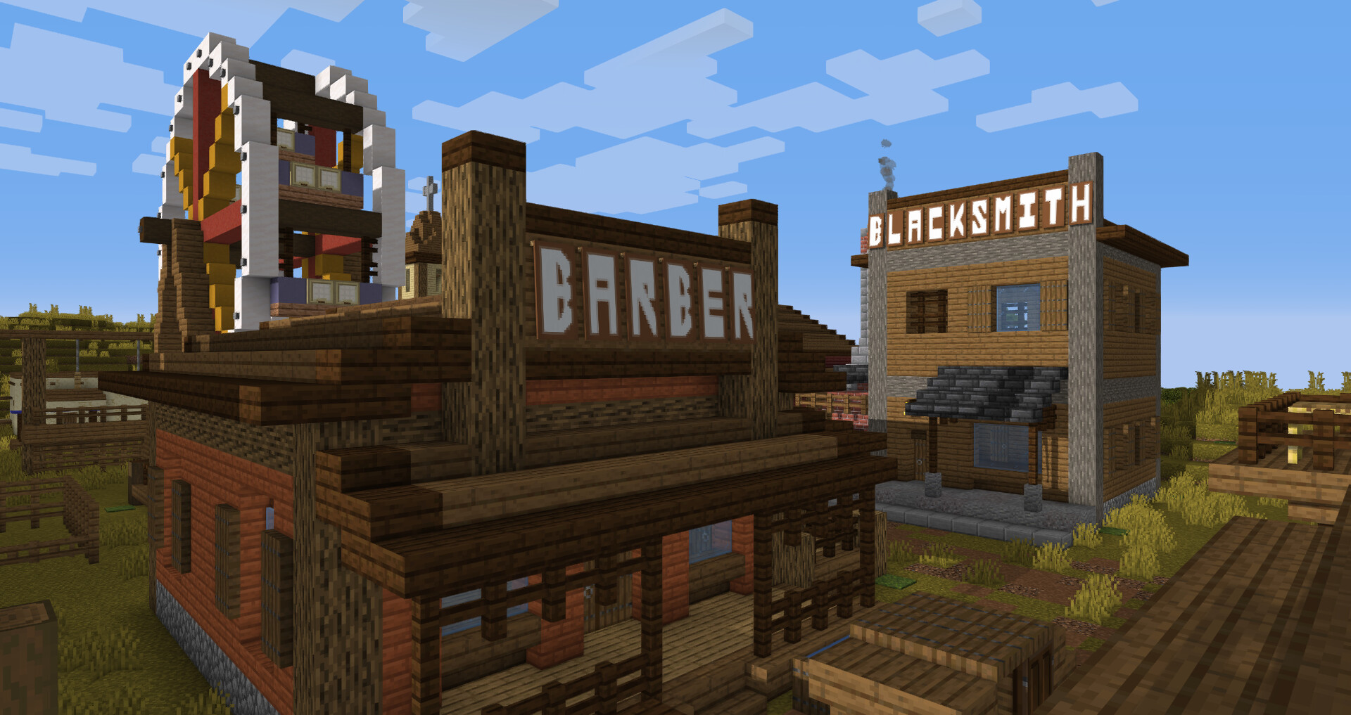 Old Wild West - Valentine Town Minecraft Map