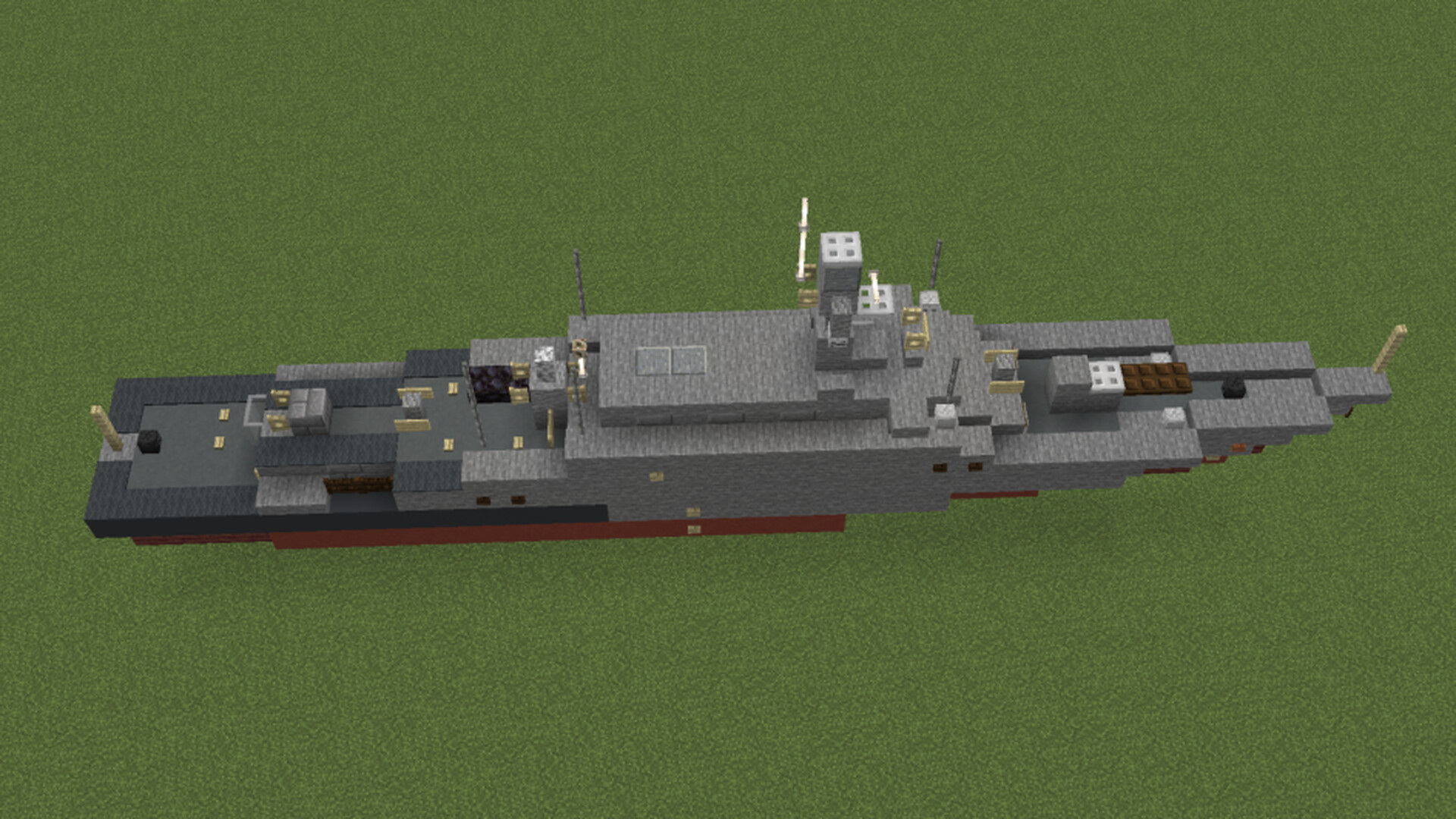 1:2 scale Project 21631 Buyan M class missile corvette Minecraft Map