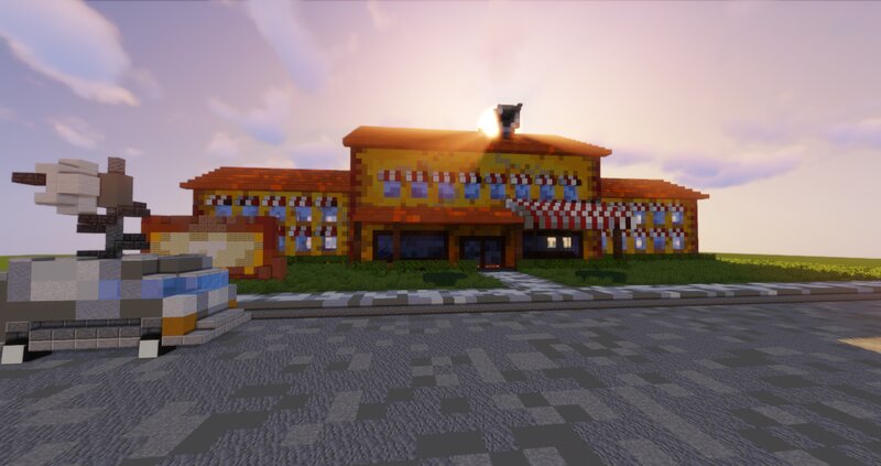 The Simpsons! Springfield - Minecraft Build Collection Minecraft Map