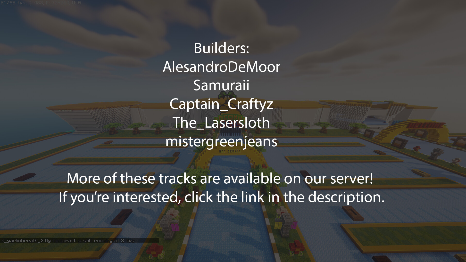 Coconut Mall in Minecraft | Ice Boat Map Minecraft Map