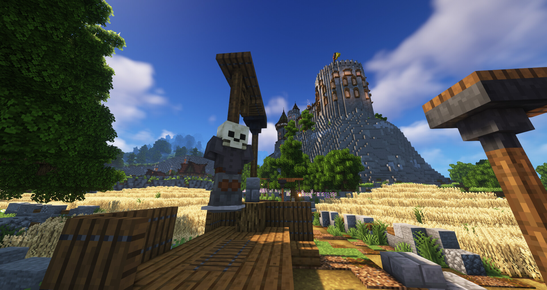 Realistic European Castle (+ Timelapse and Cinematic) Minecraft Map