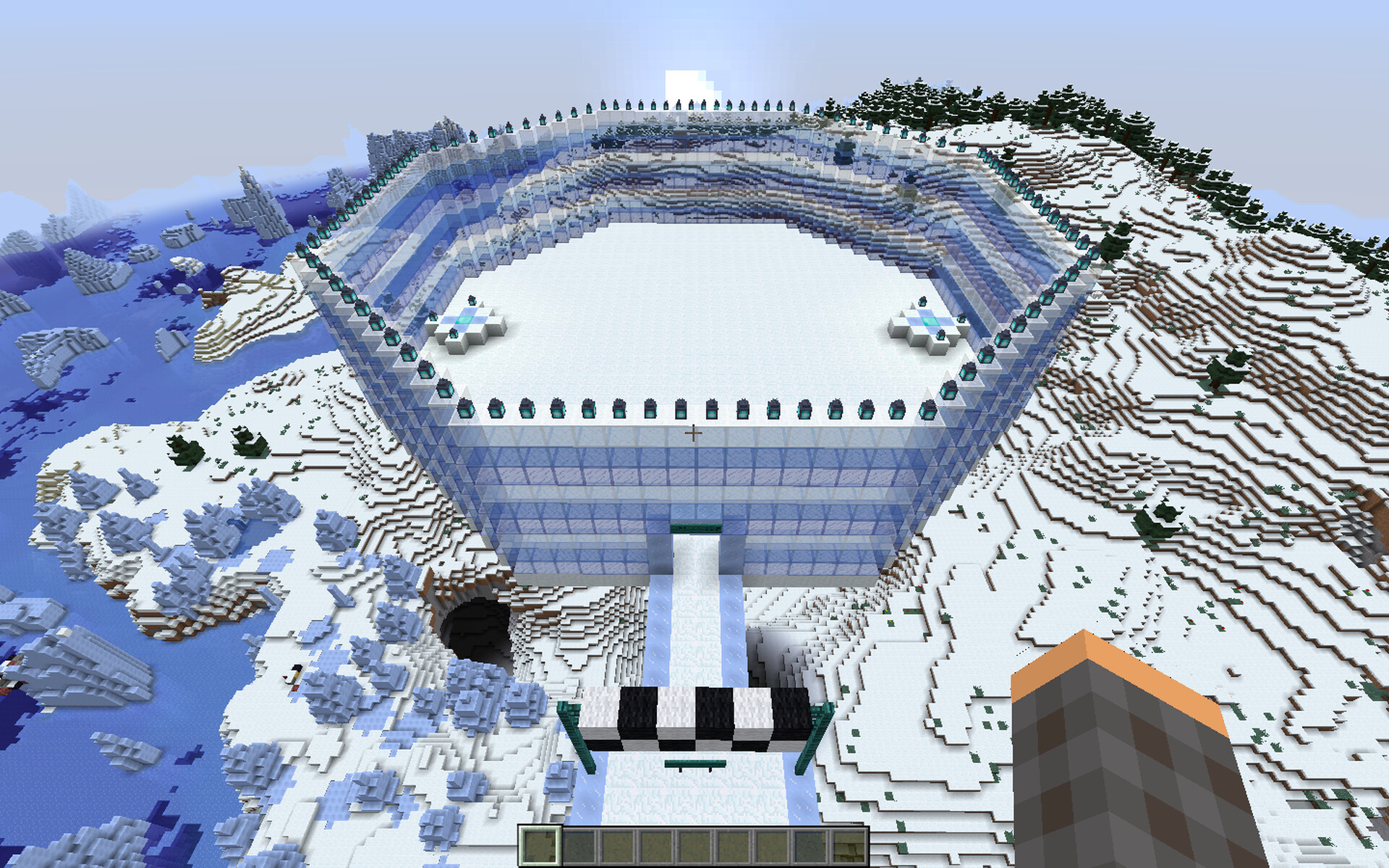 Winterland Lucky Block Race Minecraft Map