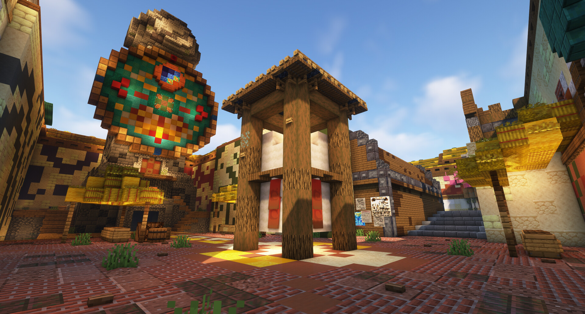 Zelda in Minecraft! Majora's Mask Clocktown Minecraft Map
