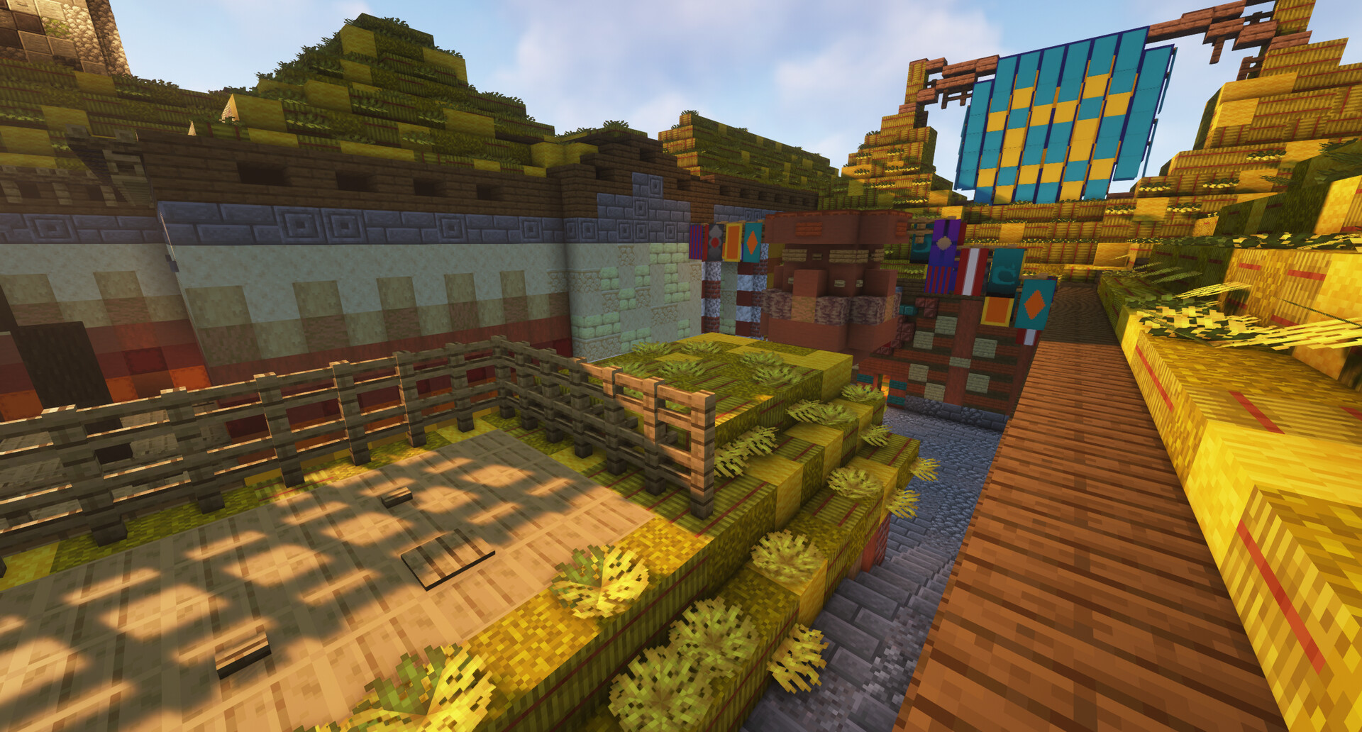 Zelda in Minecraft! Majora's Mask Clocktown Minecraft Map