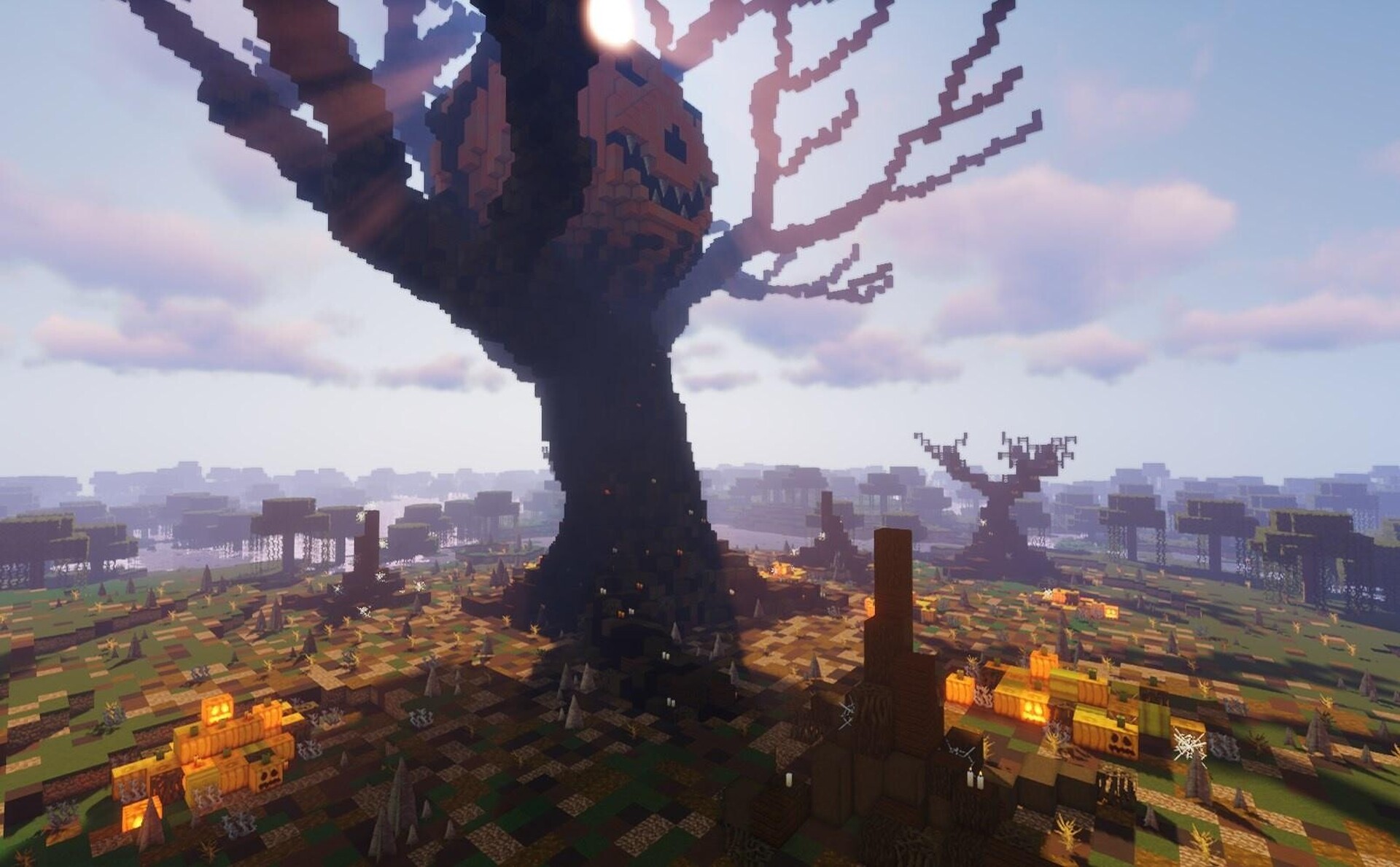 Spooky Pumpkin Tree Minecraft Map