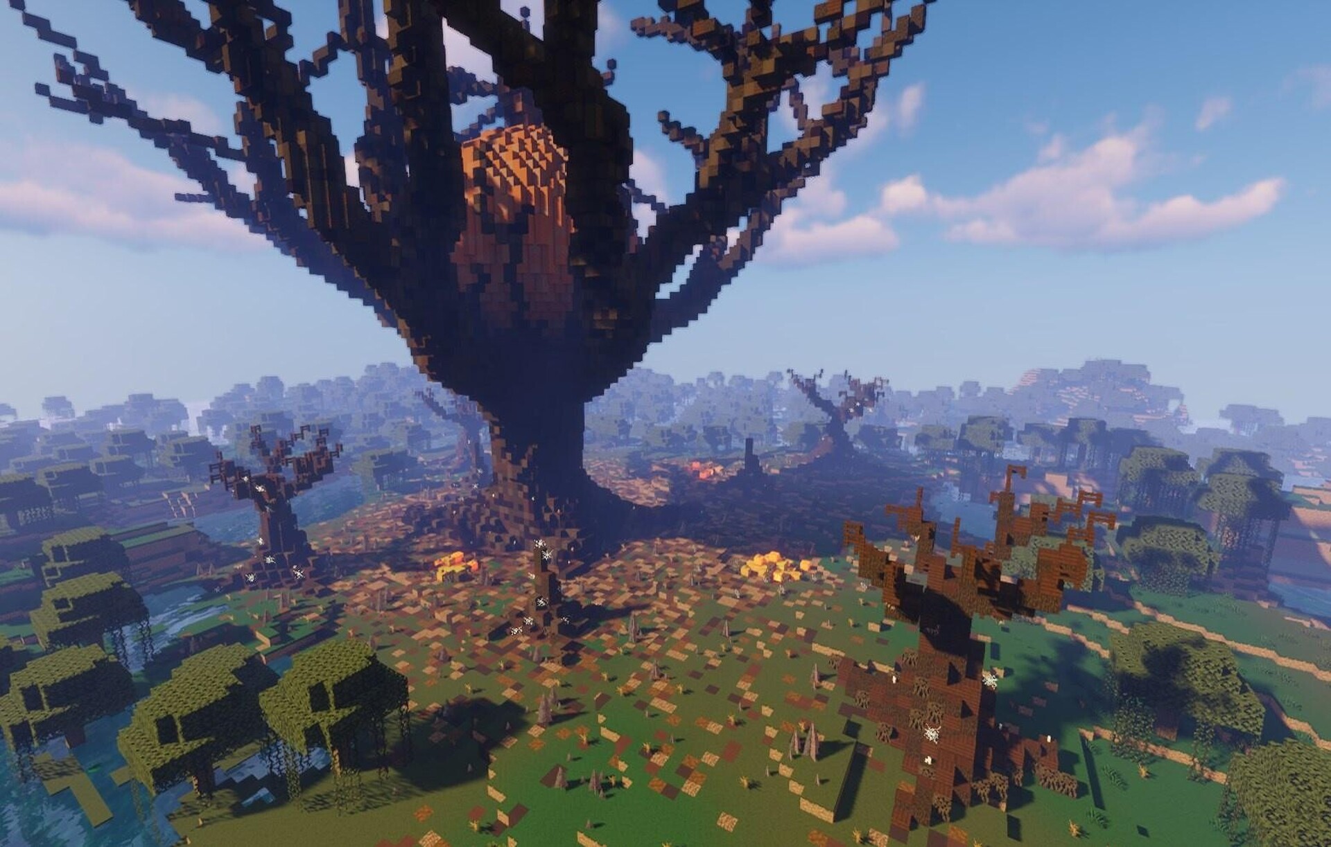 Spooky Pumpkin Tree Minecraft Map