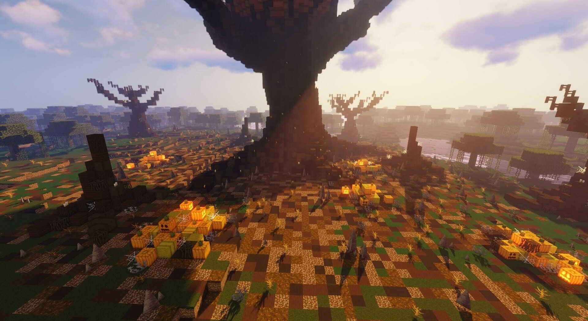 Spooky Pumpkin Tree Minecraft Map