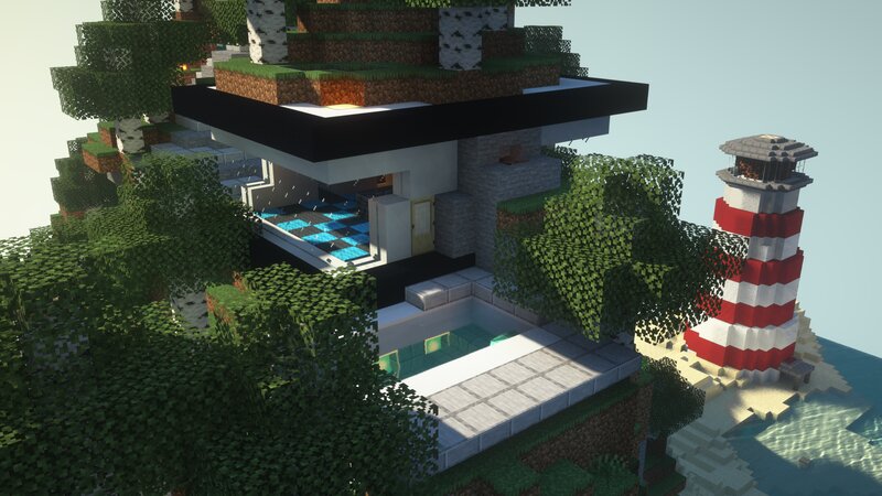 Island resort Minecraft Map