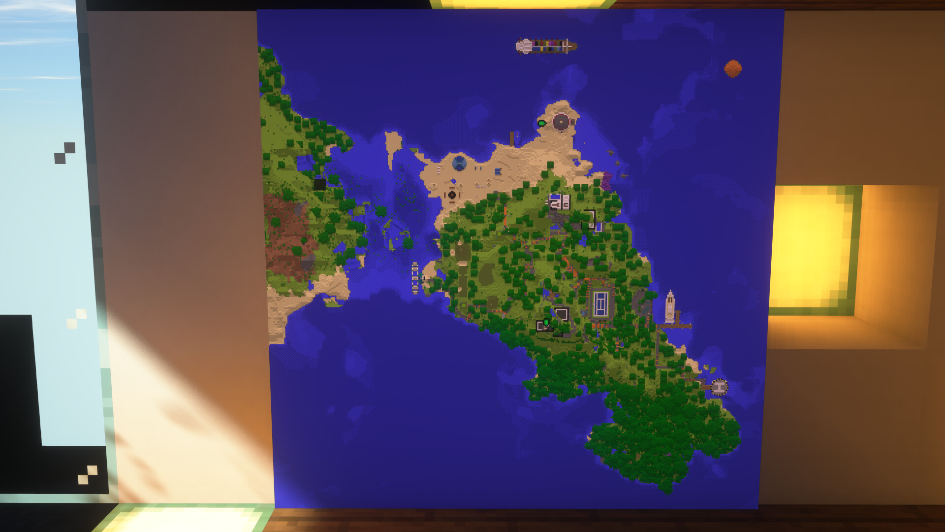 Island resort Minecraft Map